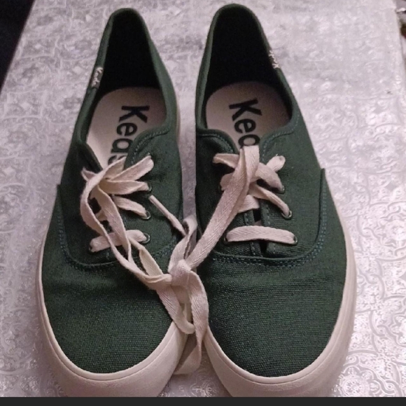 Keds | Shoes | Keds Green Canvas Sneakers | Poshmark